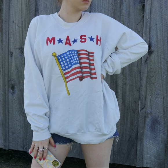 Vintage | Shirts | Rare Vtg Mash Tv Show Crewneck Sweatshirt 7s | Poshmark